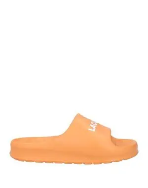 Lacoste Rubber Slides - Orange