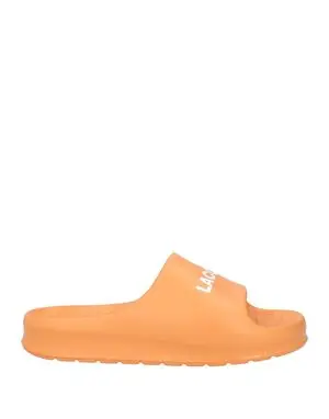Lacoste Rubber Slides - Orange