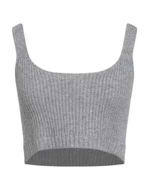 HAVEONE Knitted Crop Top - Grey