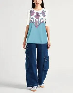 Moschino Floral-print Twill Top