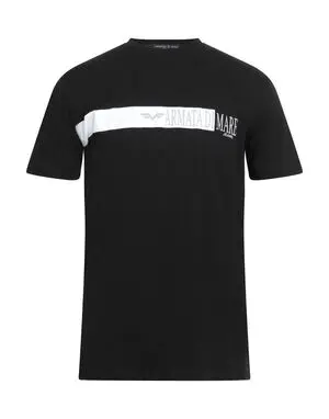 ARMATA DI MARE Jeans T-shirt Size Cotton - Black