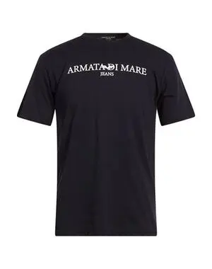 ARMATA DI MARE Jeans Man T-shirt White Size Xxl Cotton Blue