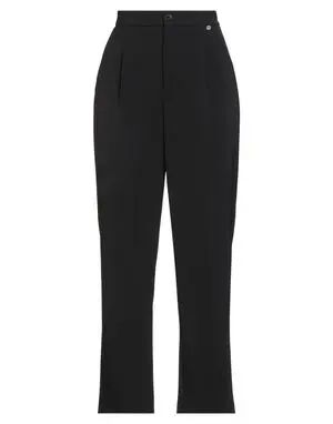 LIU •JO Straight-leg High-waisted Pants - Black