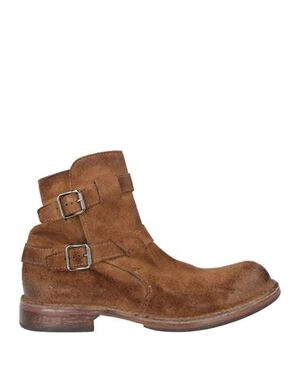Moma Leather Ankle Boots - Camel