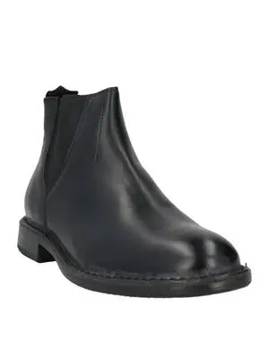 Moma Ankle Boots In Calfskin - Black