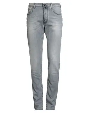 Marc Jacobs Slim Fit Jeans With Leather Trim