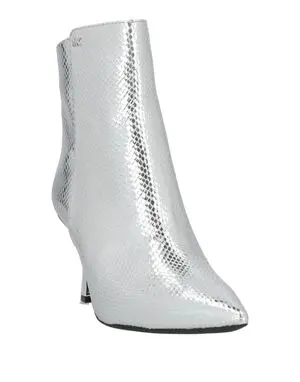 Michael Kors Ankle Boots With Lizard Print And Spool Heel