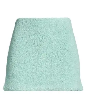 TOD'S Virgin Wool Blend Bouclé Mini Skirt - Blue