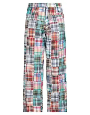 BARROW Patchwork High Waisted Straight Leg Cotton Pants