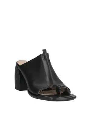 Malloni Leather Thong Sandal