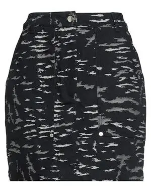 Emporio Armani Cotton-blend Mini Skirt - Blue