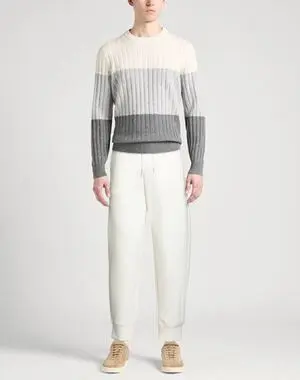 Emporio Armani Pants Size Cotton, Polyester, Elastane - Ivory