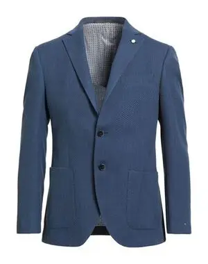 LUIGI BIANCHI MANTOVA Blazer Size Wool - Blue