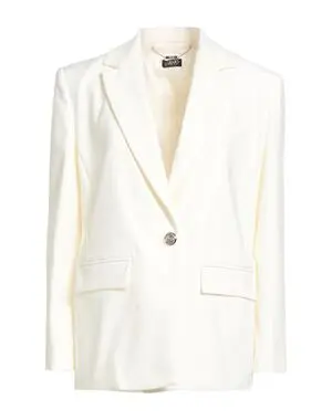 LIU •JO Single-breasted Blazer With Flap Pockets - Off White
