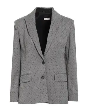 LIU •JO Single-breasted Twill Blazer With Appliqués