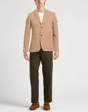 BERNA Blazer Camel Size Acrylic, Polyester, Wool