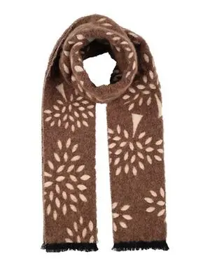 Mulberry Scarf Wool, Alpaca Wool, Mohair Wool, Polyamide - Brown