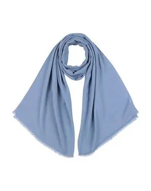 Emporio Armani Scarf Light Polyester, Viscose - Blue