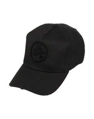 Dsquared2 Cotton Gabardine Baseball Cap Black