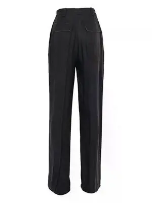 Elisabetta Franchi Pleated Straight Trousers