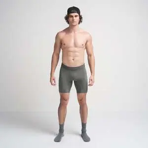SKIMS Flex Mens 7 Inch Boxer Brief Gunmetal