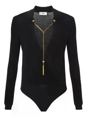 Elisabetta Franchi Chain-embellished Bodysuit