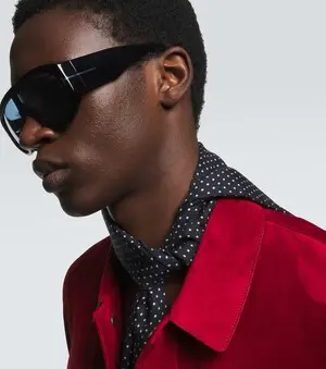 TOM FORD Bronson Aviator Sunglasses - Black
