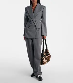 Givenchy Voyou Medium Leopard-print Shoulder Bag