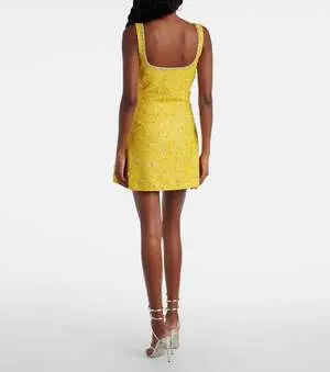 CLIO PEPPIATT Crystal-embellished Mini Dress