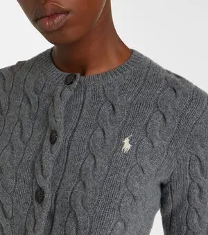 Polo Ralph Lauren Cable Knit Cardigan - Grey