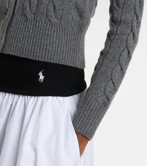 Polo Ralph Lauren Cable Knit Cardigan - Grey