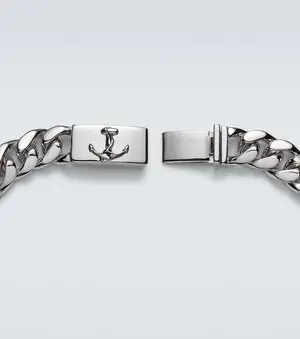 Mateo Anchor Lock Sterling Chain Bracelet