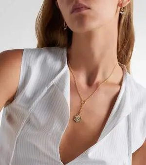 FOUNDRAE Resilience Blossoms Small 18kt Chain Necklace