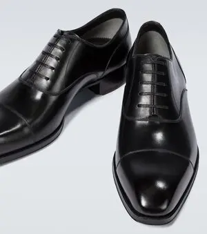 TOM FORD Elkan Leather Oxford Shoes