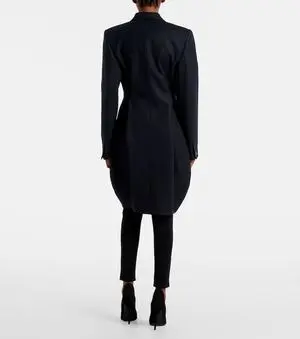 Alaïa Double-breasted Cotton Blazer Dress