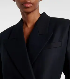 Alaïa Double-breasted Cotton Blazer Dress