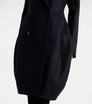 Alaïa Double-breasted Cotton Blazer Dress