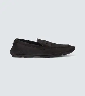 Dolce & Gabbana Suede Loafers - Black