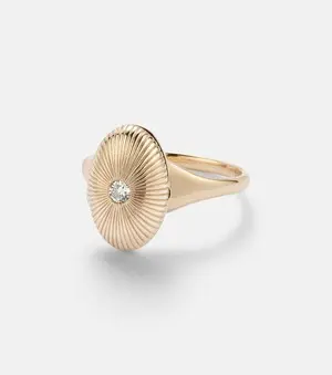 PERSEE Persée 9kt Ring With Diamond - Gold