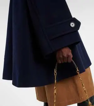 Chloé Double-breasted Oversized Wool-blend Coat