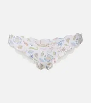 Marysia Antibes Scalloped Bikini Bottoms - Multicoloured