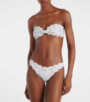Marysia Antibes Scalloped Bikini Bottoms - Multicoloured