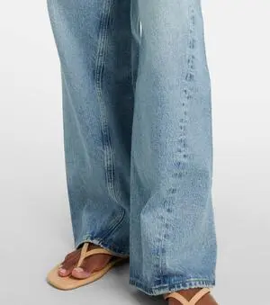AGOLDE Twist Low-rise Wide-leg Jeans