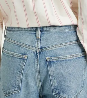 AGOLDE Twist Low-rise Wide-leg Jeans