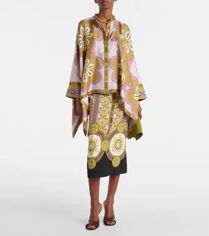 La DoubleJ Printed Pencil Skirt