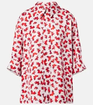 JIL SANDER Printed Viscose Shirt - Multicoloured