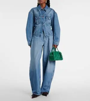 Jacquemus Ovalo De-nimes Barrel-leg Jeans - Blue