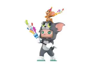 POP MART Molly X Tom & Jerry Figurine - Multicolor