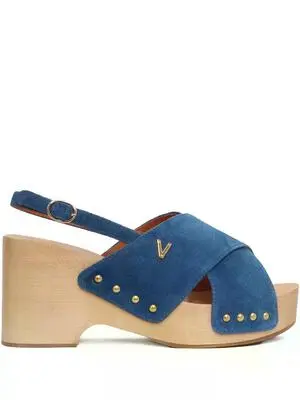 VIA ROMA 15 Crossover Studded Sandals