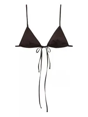 Prada Poplin Bra - Brown